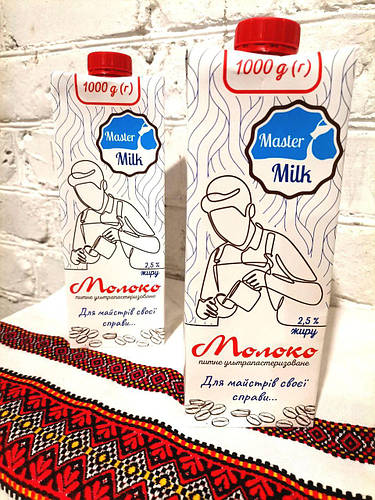 Молоко Master Milk Ультрапастеризоване 2.5% 1 л Ультрапастеризоване ...
