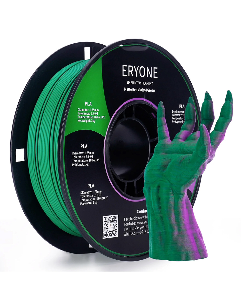 Філамент для 3d друку Eryone Mate Green&Violet (ID#2092836248), ціна ...