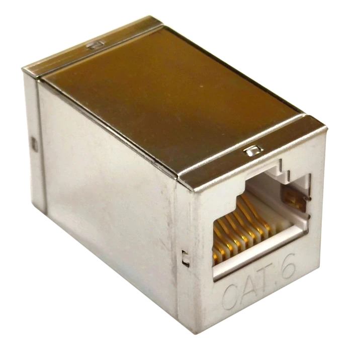 RJ-45 Соединитель витой пары экранированный кат. 6 под коннекторы (ID ...
