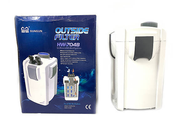 Зовнішній фільтр для акваріума SunSun HW-704B Full із вбудованим УФ ...