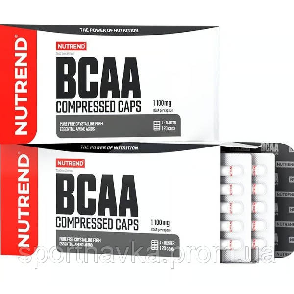 BCAA Compressed Nutrend (120 капсул) (ID#2093197954), цена: 840 ₴, купить на Prom.ua