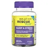 Bach, Rescue Plus, поддержка сна и стресса, голубика, 60 веганских ...
