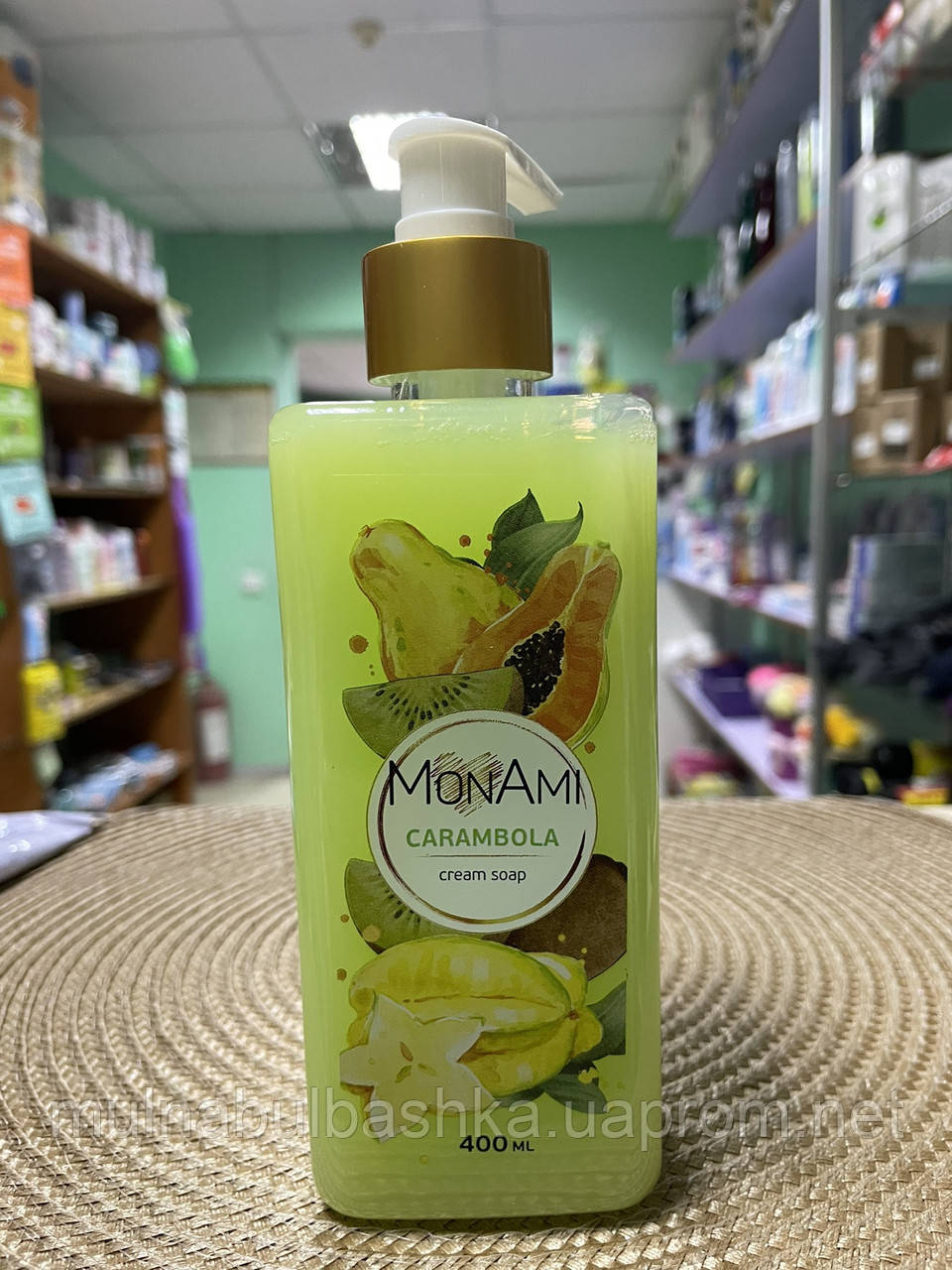 MonAmi Carambola cream soap Крем мило з ароматом тропічної зірки 400мл ...