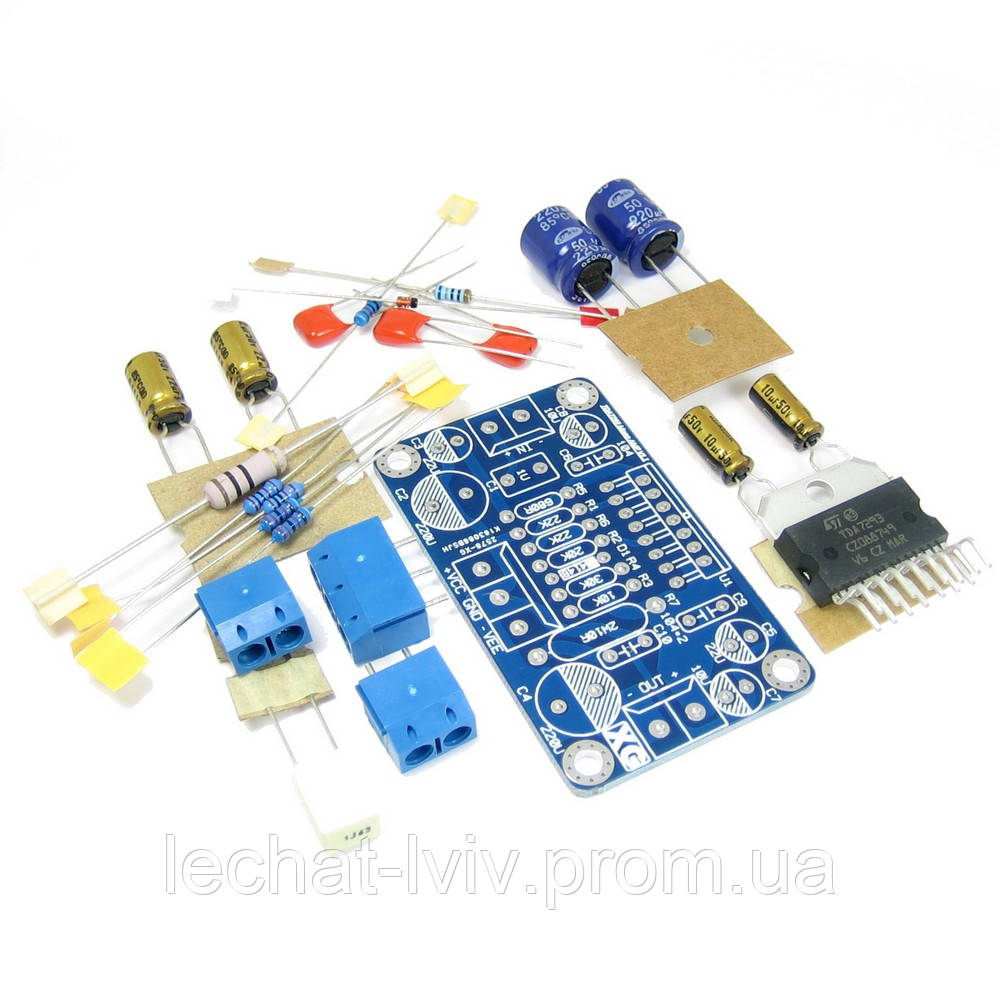 TDA7293-KIT Одноканальный монофонический усилитель НЧ 100 Вт. на базе ...