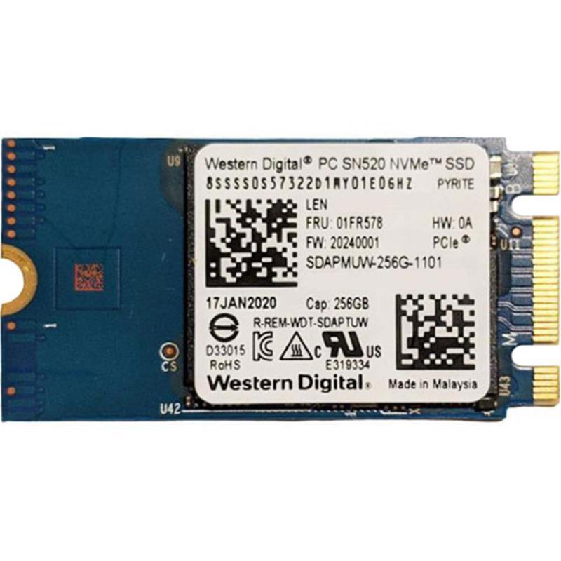 Накопичувач SSD 256 GB WD PC SN520 M.2 2242 PCIe 3.0 x2 NVMe TLC ...