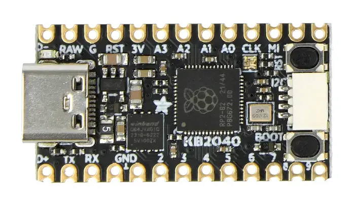 Adafruit KB2040 Kee Boar Driver - плата с микроконтроллером RP2040 ...