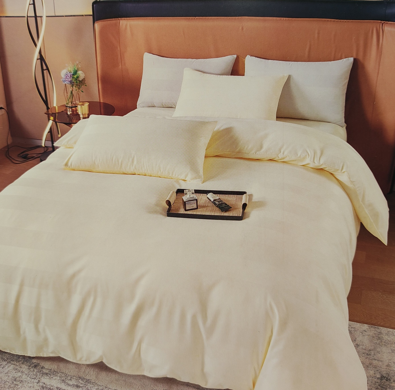 Постільна білизна New Italy Stripe Satin Широка Смуга — масло - купити ...