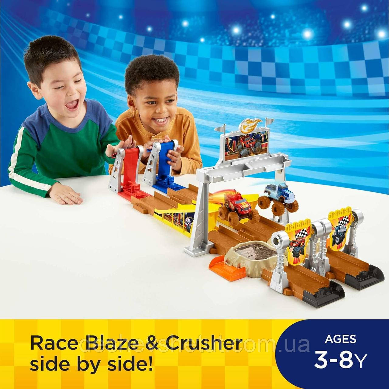 Blaze and the Monster Machines Mud Pit Race Track GVG53 Fisher-Price ...