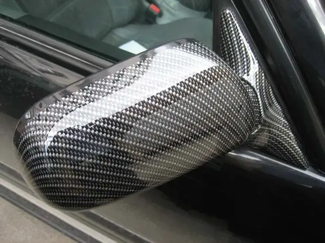 Плівка карбон 5D чорна глянець під лаком GUARD 1,52 м на 50 см, карбон ...