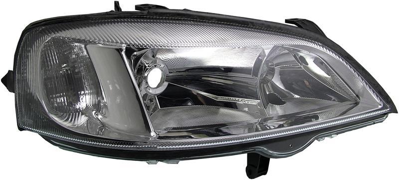 Фара правая Opel Astra G 98 -09 ел.рег. хром рамка DEPO 93175369 (ID ...