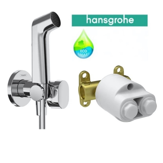Кран прихованого монтажу для гігієнічного душу Hansgrohe набір з внутр ...