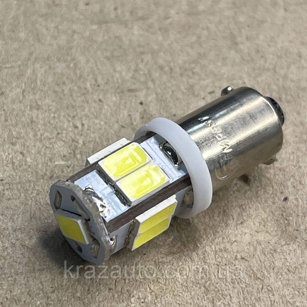 Лампа LED-габарит, приладової панелі T8-03 9SMD (розмір 5050) T4W (BA9s ...