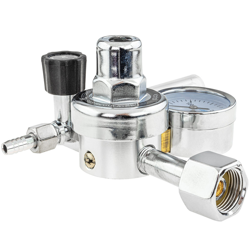 Редуктор CO2 / аргон для горелки TIG с ротаметром Vorfal V02071 (ID ...