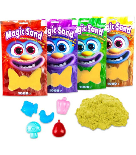 Кінетичний пісок Magic sand 39404 в пакеті 1 кг: продаж, ціна у Кривому ...