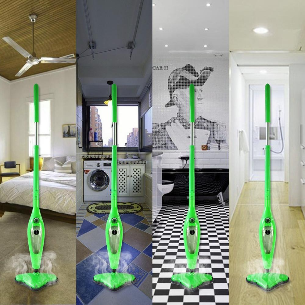 Паровая швабра X12 Steam Mop с 12-ю насадками для разных типов уборки и ...