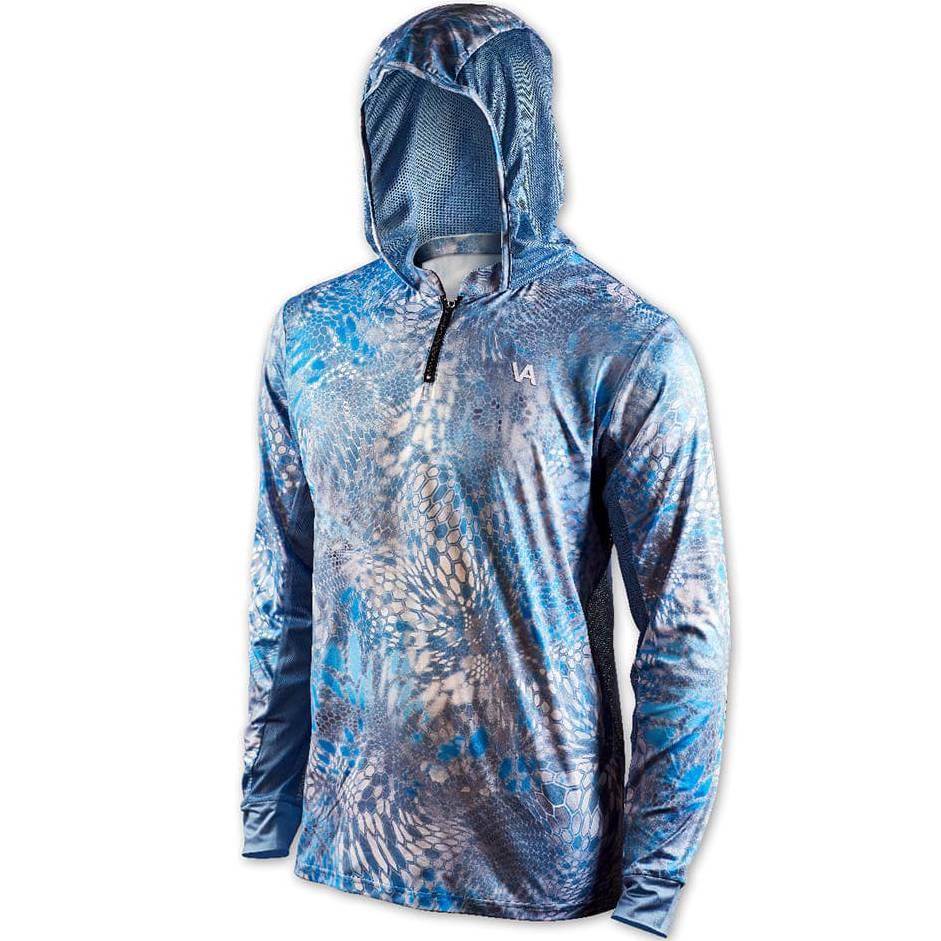 Худи Veduta Reptyle Skin Blue Air Series с защитой от ультрафиолетовых ...