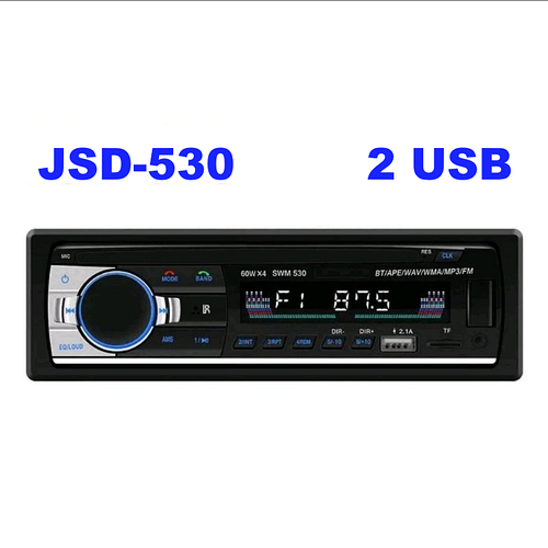 Автомобільна магнітола JSD-530 BT з Bluetooth та 2 USB з пультом (ID#1828667611), ціна: 500 ...