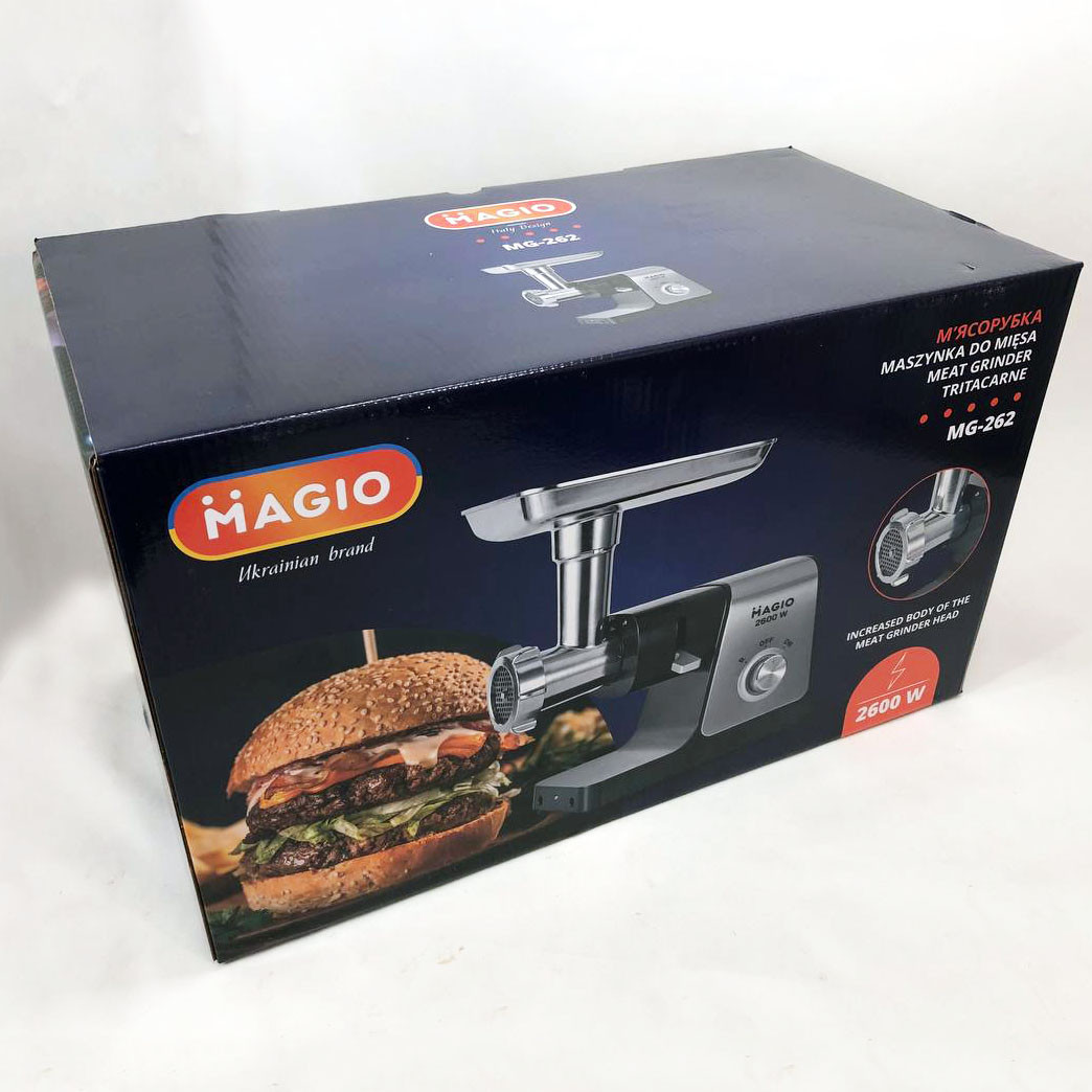 Мясорубка-соковыжималка Magio MG-262, Электромясорубка для шинковки, QH-829 Мясорубка ...