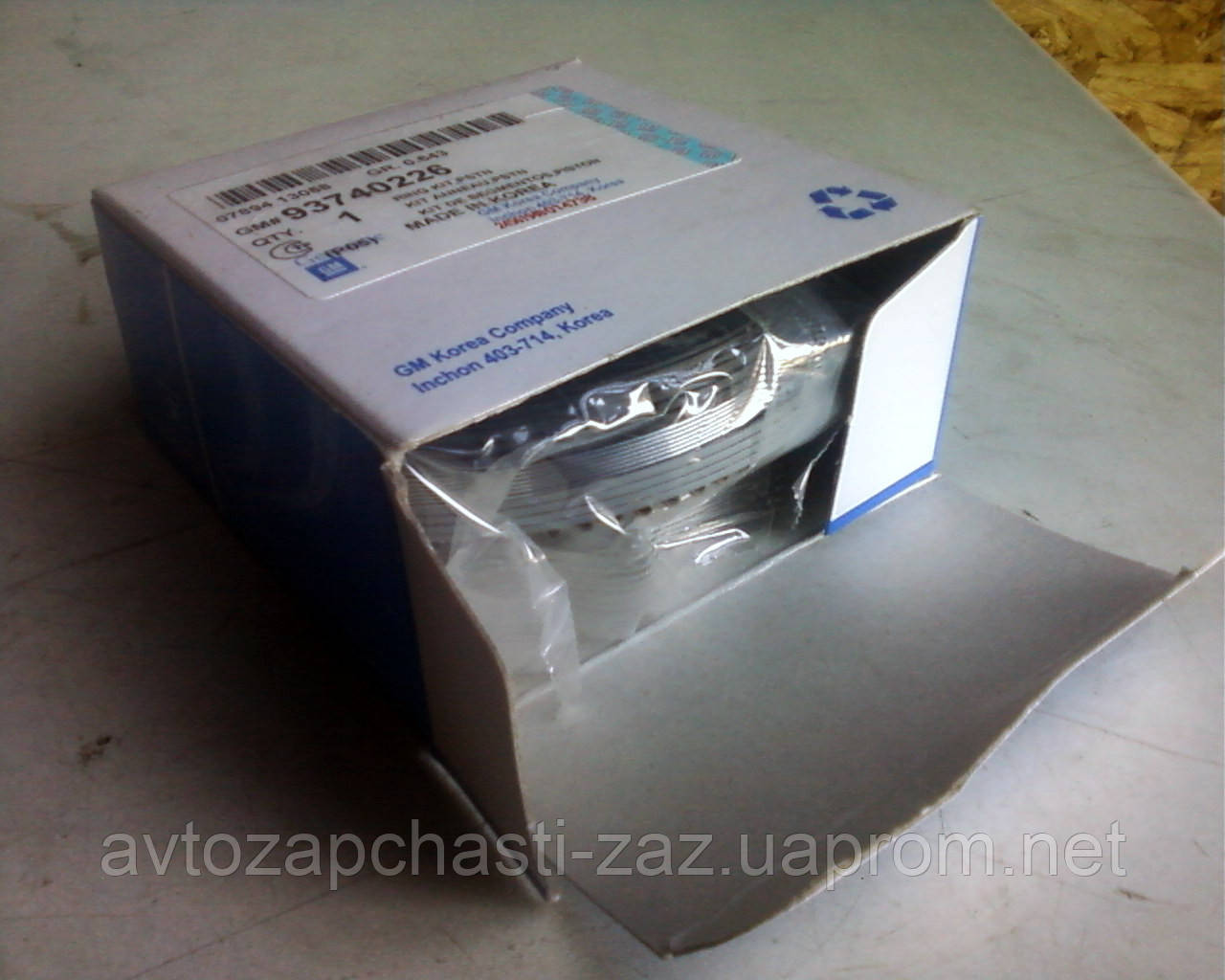 Кольца ремонтные на Авео 1.5л +0,5мм GM#93742963 оригинал Корея 77.00мм ...