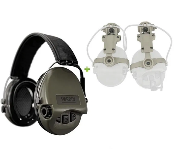 Активные наушники MSA Sordin Supreme Pro + Premium крепления Чебурашки ...