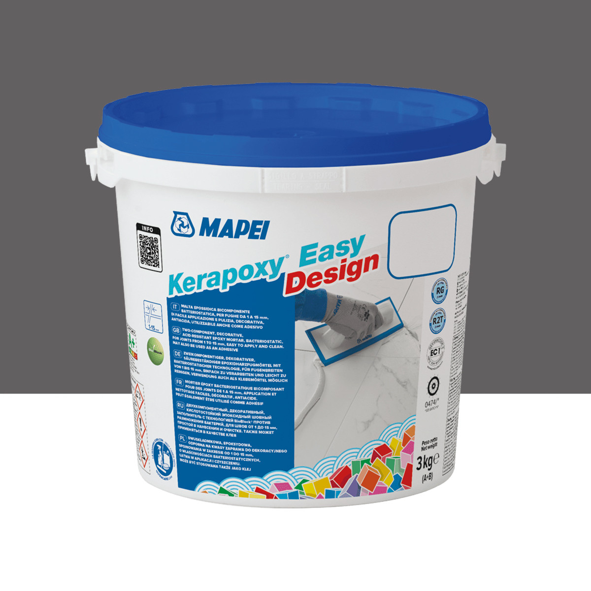 Эпоксидный шовный заполнитель (фуга) MAPEI KERAPOXY EASY DESIGN №119 ...
