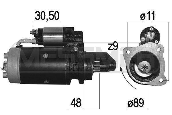 Стартер MERCEDES-BENZ MK / MERCEDES-BENZ LP / MERCEDES-BENZ T2/L 1955 ...