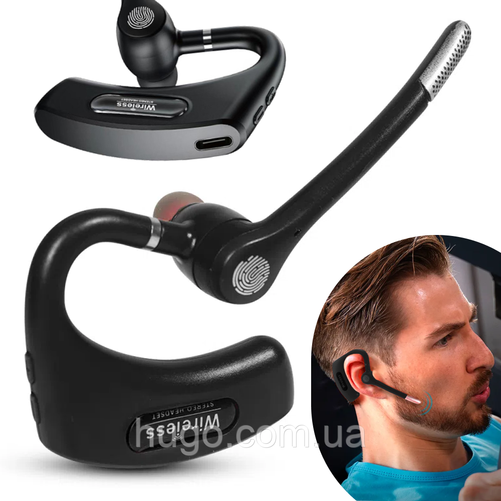 Беспроводная гарнитура с Bluetooth на одно ухо, E6S / Bluetooth наушник ...