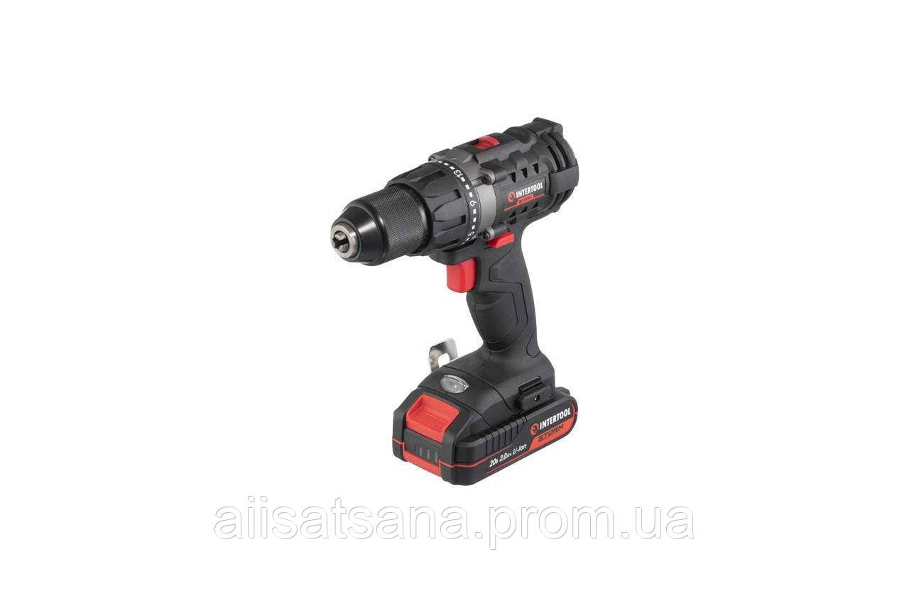 Шуруповерт акумуляторний Intertool 20 В x 2 Ач Li-Ion Storm (WT-0351), ціна: 3900 ₴, купити на ...