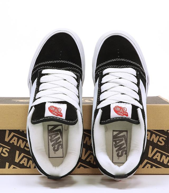 Кеди Vans Old Skool Platform Skate KNU Black White Кросівки Vans на ...