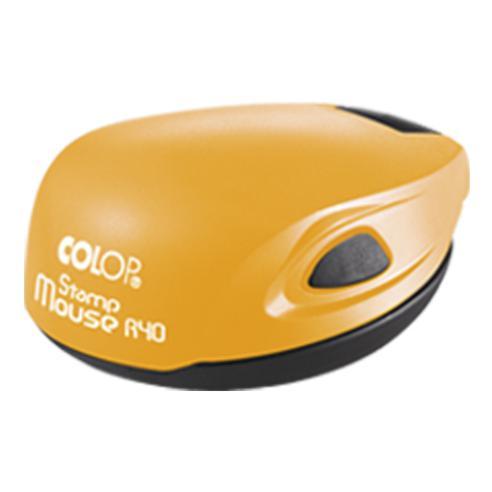 Оснастка для печатки 40 мм жовта кишенькова, Colop Stamp Mouse R40 ...
