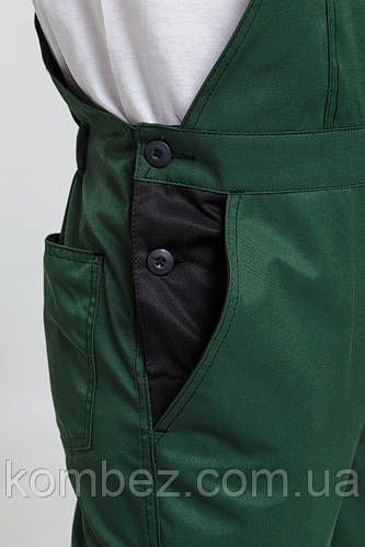 Костюм робочий ГРИНВИК (куртка+п/к) темно-зелений/чорний + СО-стрічка ...
