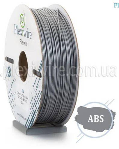 ABS пластик Plexiwire для 3D принтера срібло 1.75 мм (0,75 кг) (ID#2101001064), ціна: 700 ...