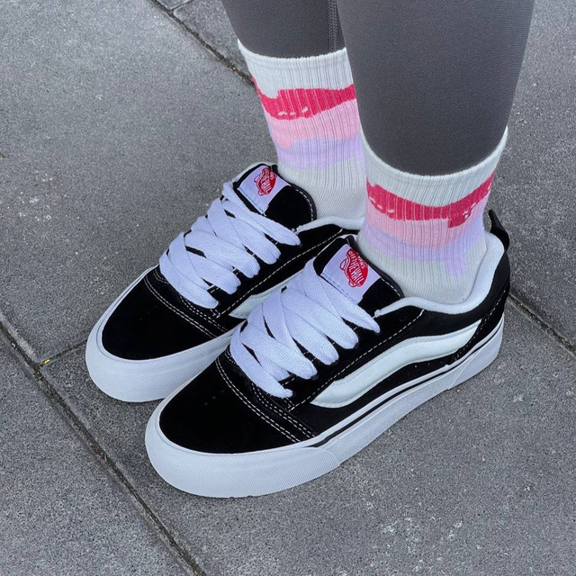 Кеды Vans Knu Skool Black White , Женские кроссовки, Мужские кроссовки ...