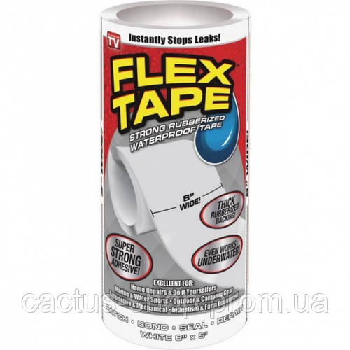 Flex Tape водонепроницаемая клейкая лента скотч 20 х 150см (белая) l ...