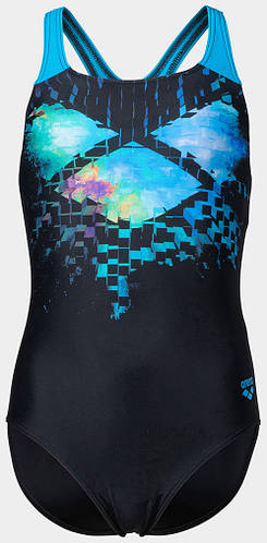 Купальник слитный для девушек Arena MULTI PIXELS SWIMSUIT SWIM PRO ...