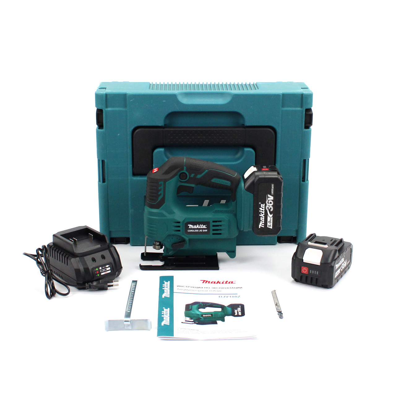 Купить Аккумуляторный лобзик Makita DJV180Z (36V, 5AH), бесщеточный ...