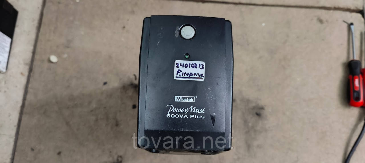 ИБП Бесперебойник UPS 600 VA / ВА Mustek PowerMust 600 Plus № 24010213/ ...