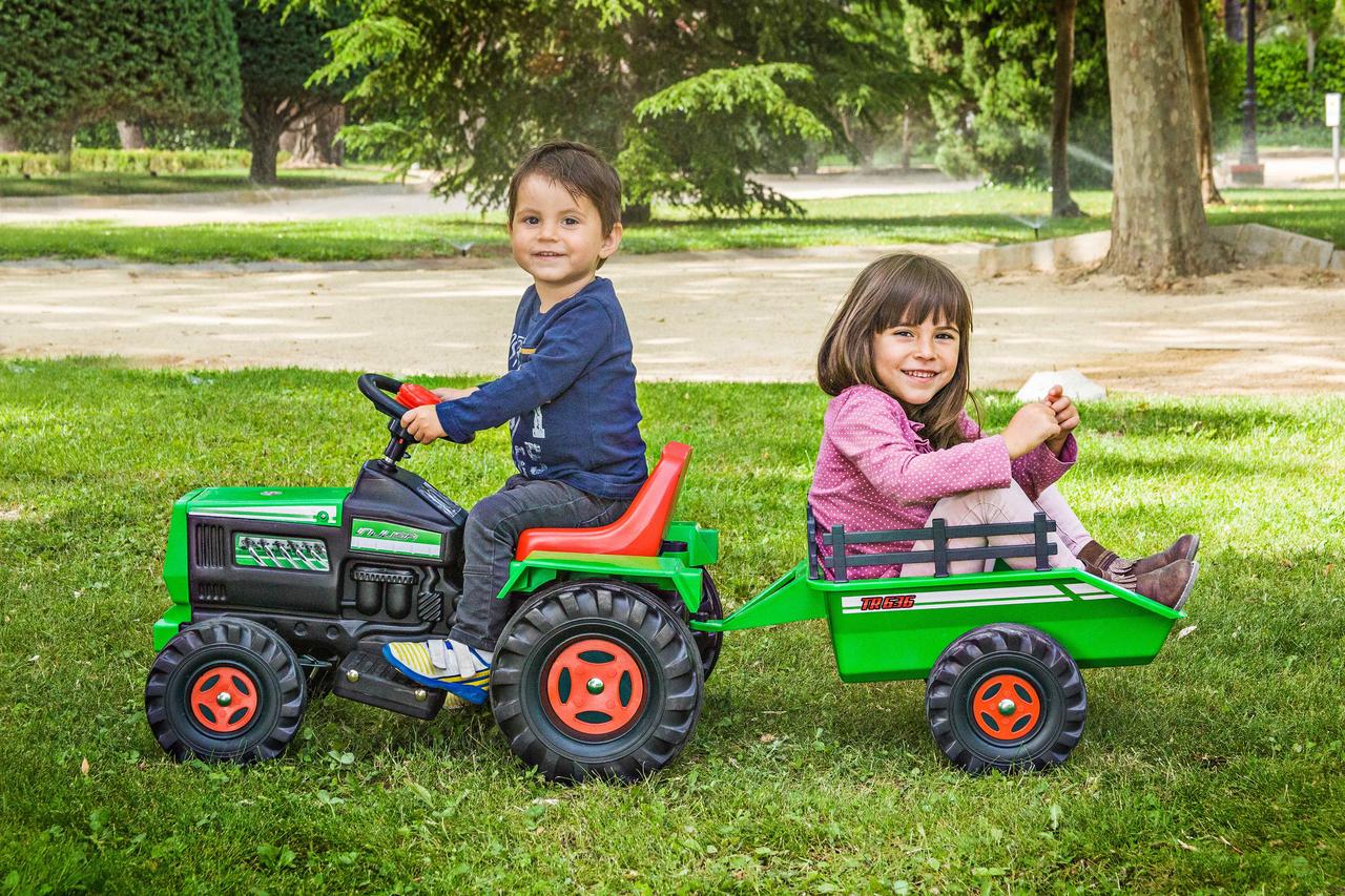 Дитячий трактор на акумуляторі (6V) з причіпом Tractor Basic Injusa 636 (ID#1506740636), цена ...