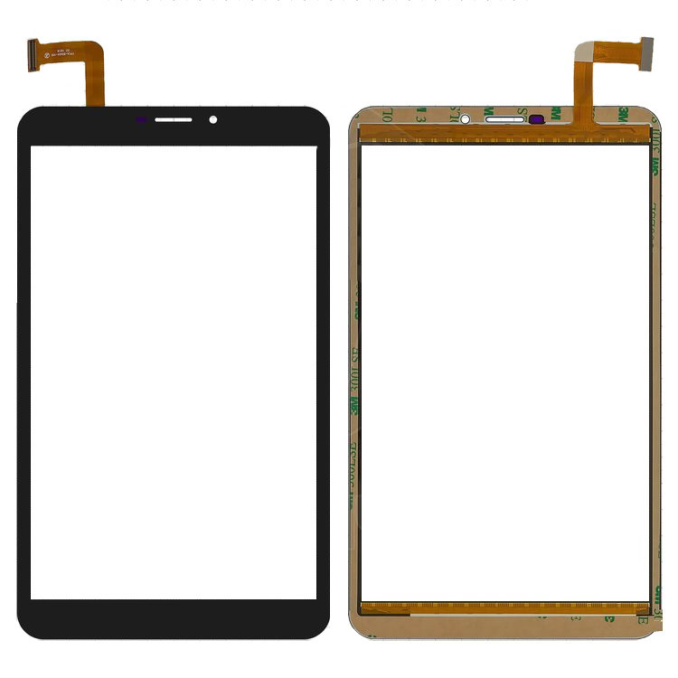 Сенсор до планшету Bravis (204*120) 50 pin 8 NB85 3G (тип 1) black (ID#2102970305), ціна: 105 ...