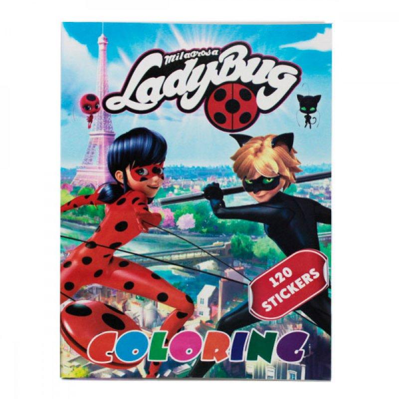 Розмальовка А4 (8 листів) Lady bug 120 наклейок 638049, купити на Prom.ua