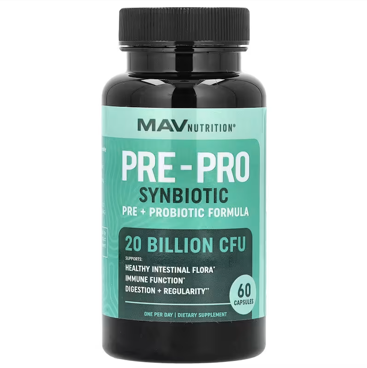 MAV Nutrition, Pre-Pro, пребіотик + пробіотик, 60 рослинних капсул (ID ...