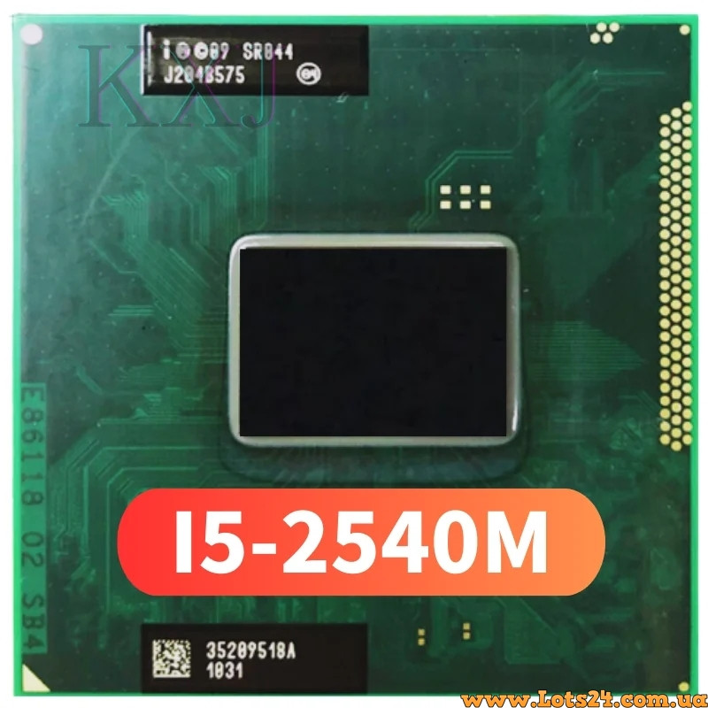 Процесор Intel Core i5 2540M SR044 3.30GHz 3M 35W Socket G2 двоядерний процесор для ноутбуку ...