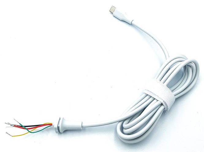 DC кабель (Type-C, USB-C) для блока питания (30W, 45W, 65W, 87W) 5 ...