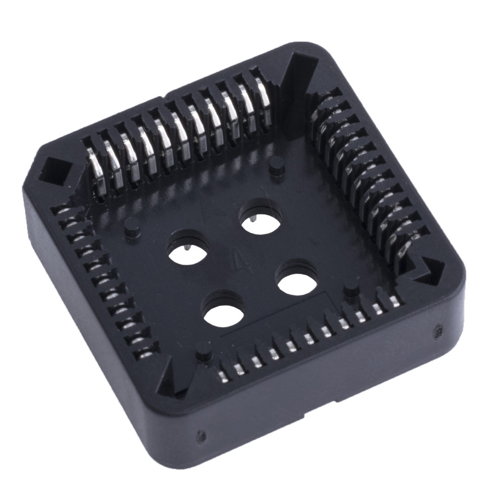 Панелька PLCC-44, 44 контактов, позолоченная (ID#563633571), цена: 13. ...