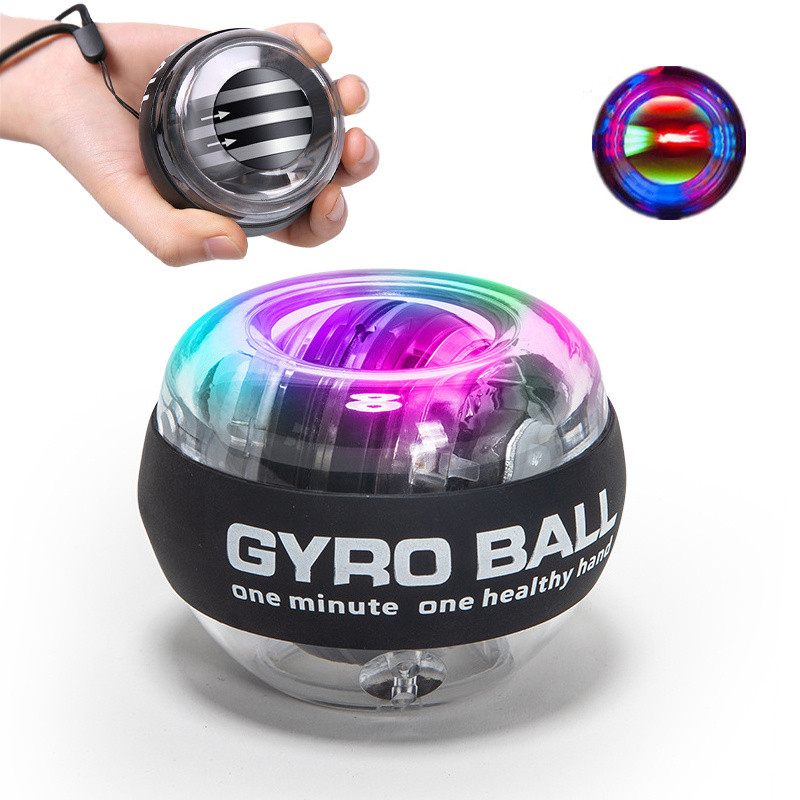 Гіроскопічний тренажер для кистей рук GYRO BALL PRO LED кистьовий ...