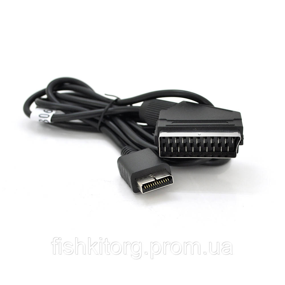 Кабель Merlion RGB Scart для sony Playstation PS1 PS2 PS3 1,8 м m (ID ...