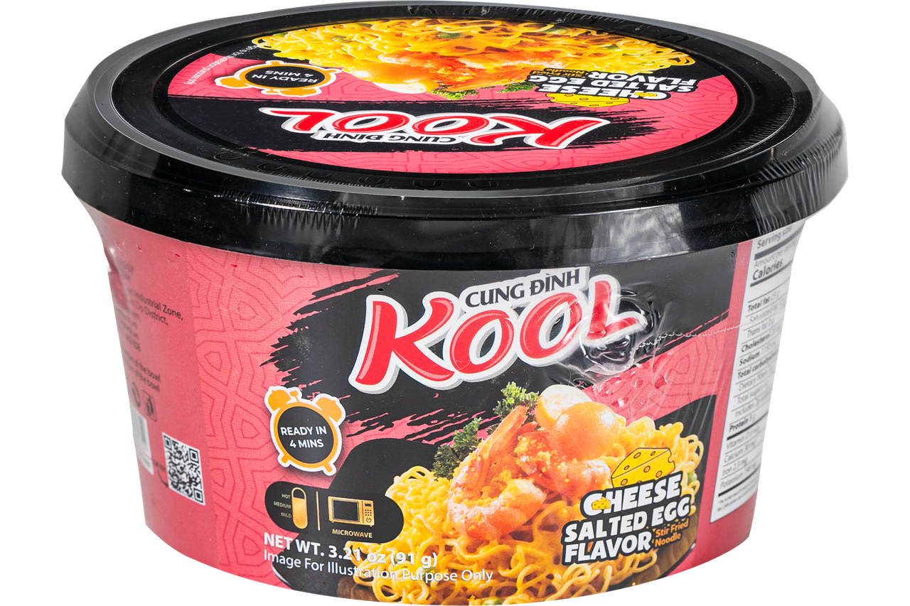 Локшина швидкого приготування KOOL Cheese Salted Egg CUNG DINH 91 г ...
