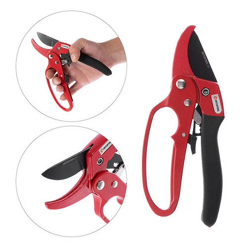 Секатор 200 мм із храповим механізмом INTERTOOL FT-1005, ціна: 160.65 ₴, купити на Prom.ua