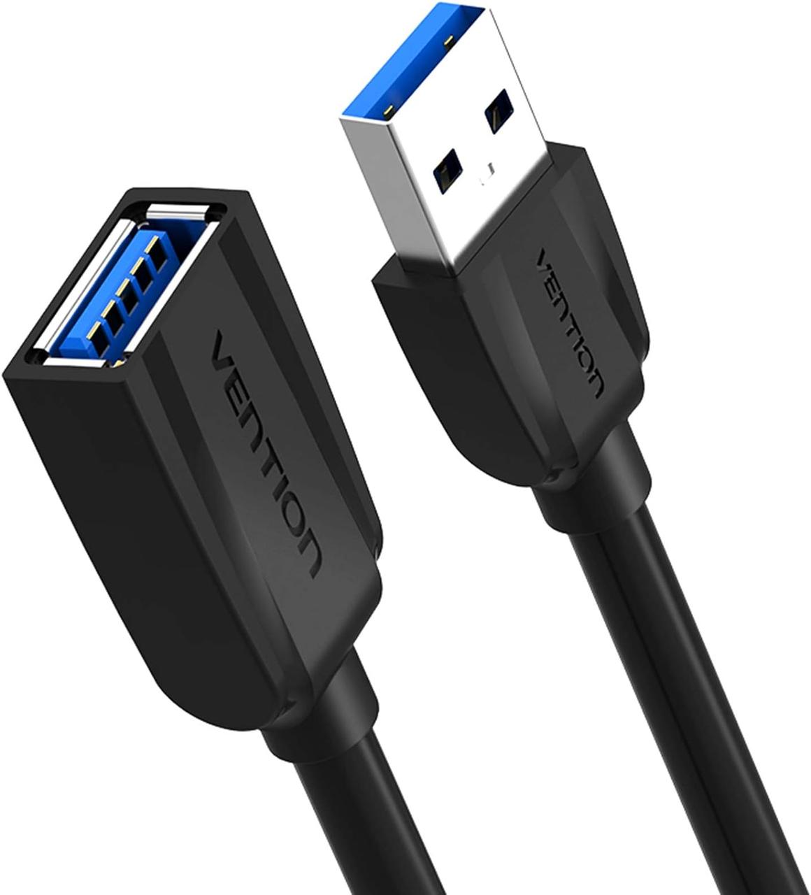 USB кабель-удлинитель Vention USB 3.0 Male to USB Female Flexible Round ...