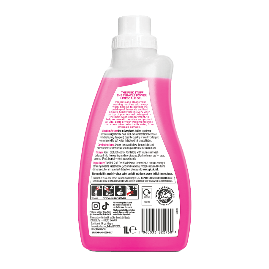 Гель от накипи для стиральной машины The Pink Stuff Limescale Gel 1000 ...